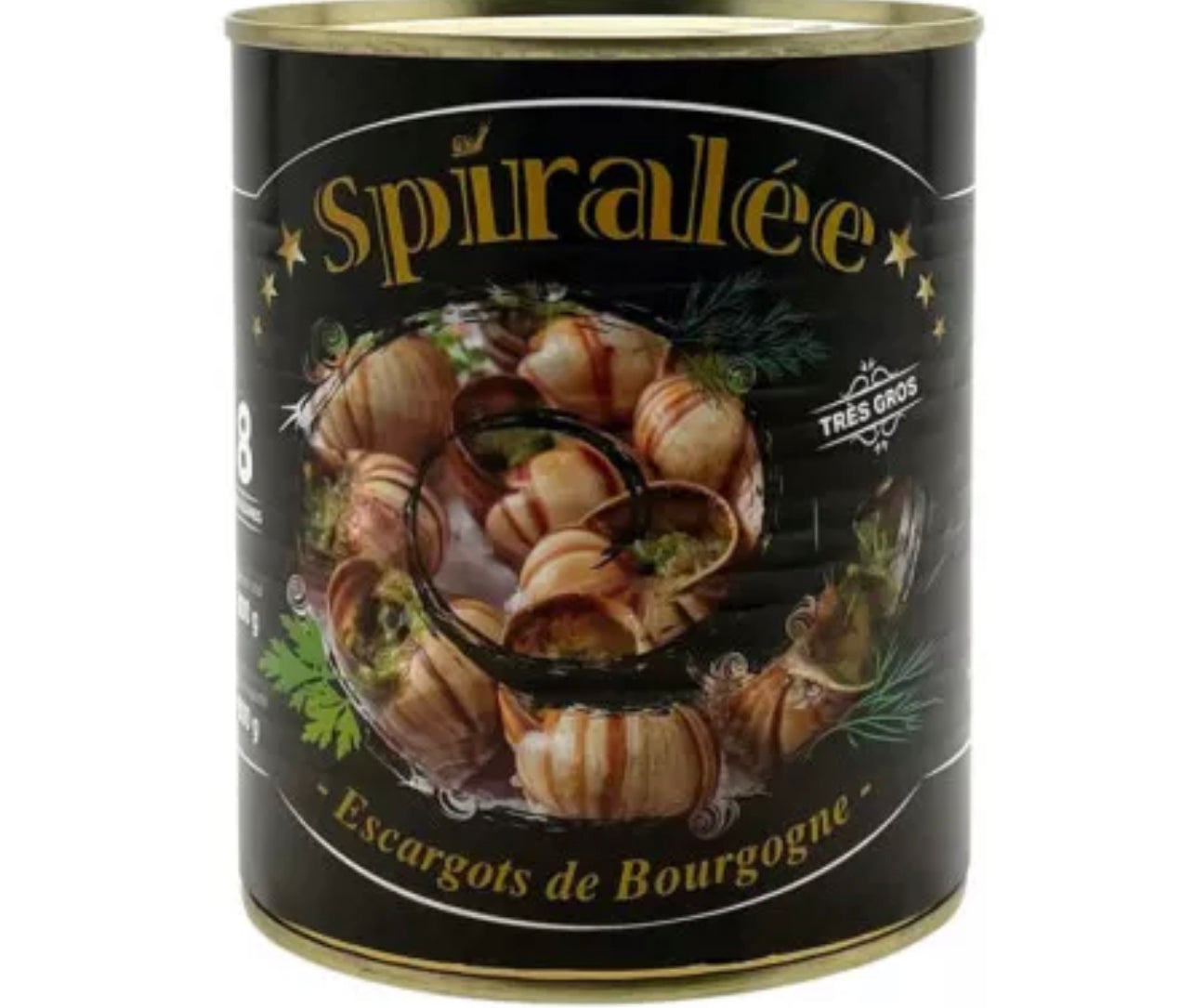 Escargots de Bourgogne belle grosseur x120 - 800g Livraison Europe et ...
