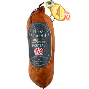 Saucisse de Morteau artisanale à cuire Label Rouge IGP viande de Franc ...